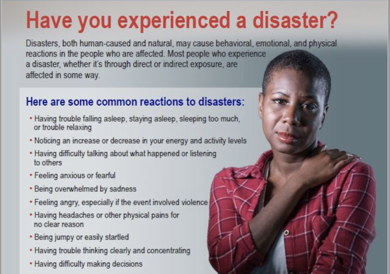 Have You Experienced a Disaster? - Maine Disaster Behavioral Health