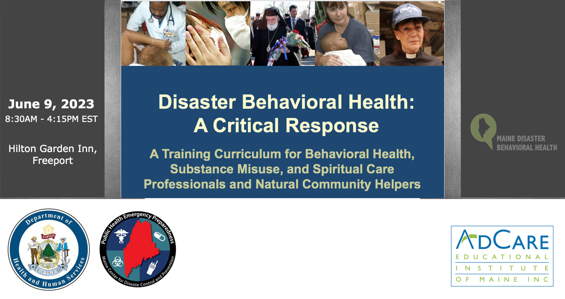 Registration is Open: Disaster Behavioral Health: A Critical Response ...